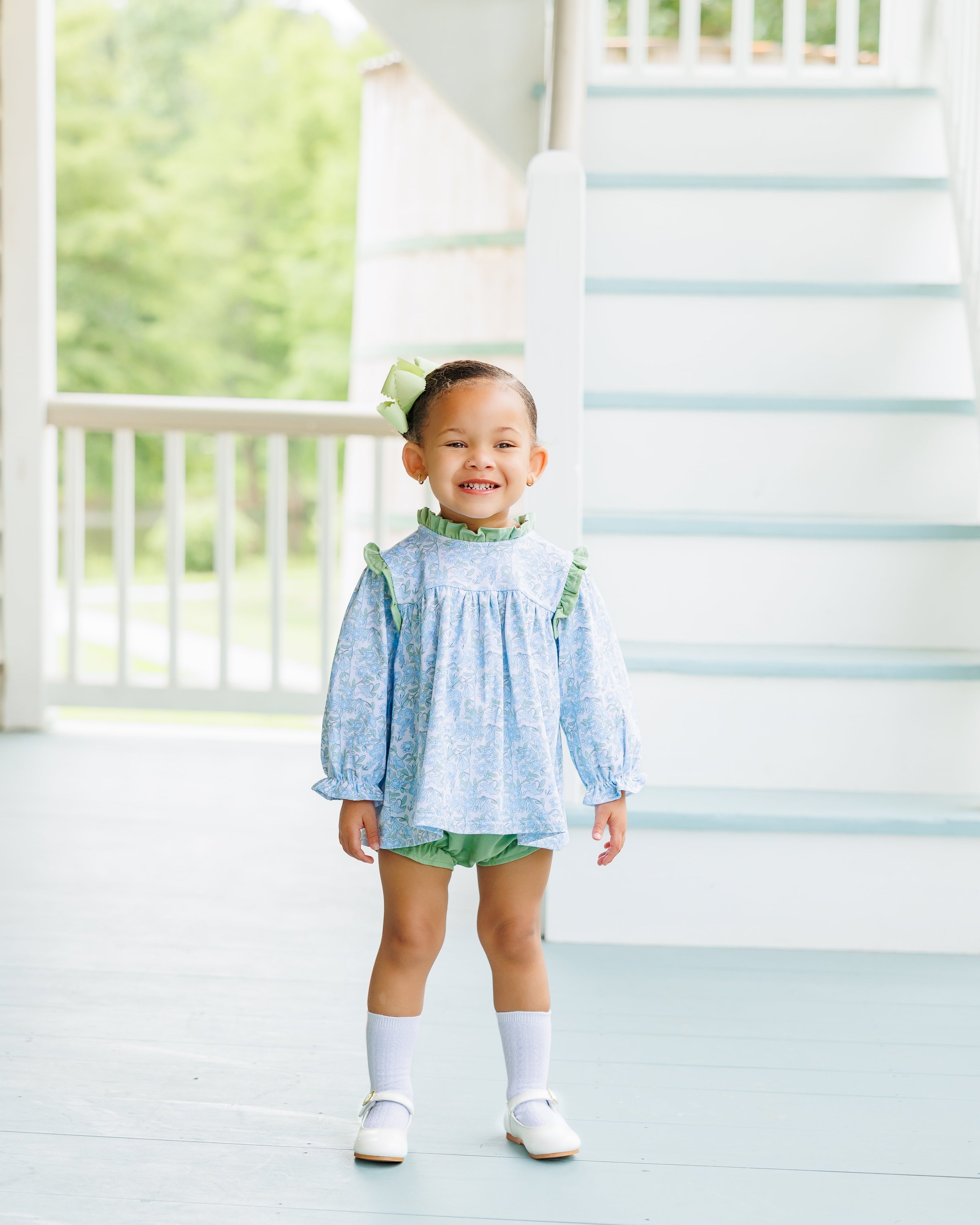 Basin Floral Hallie Diaper Set – JH Embroidery