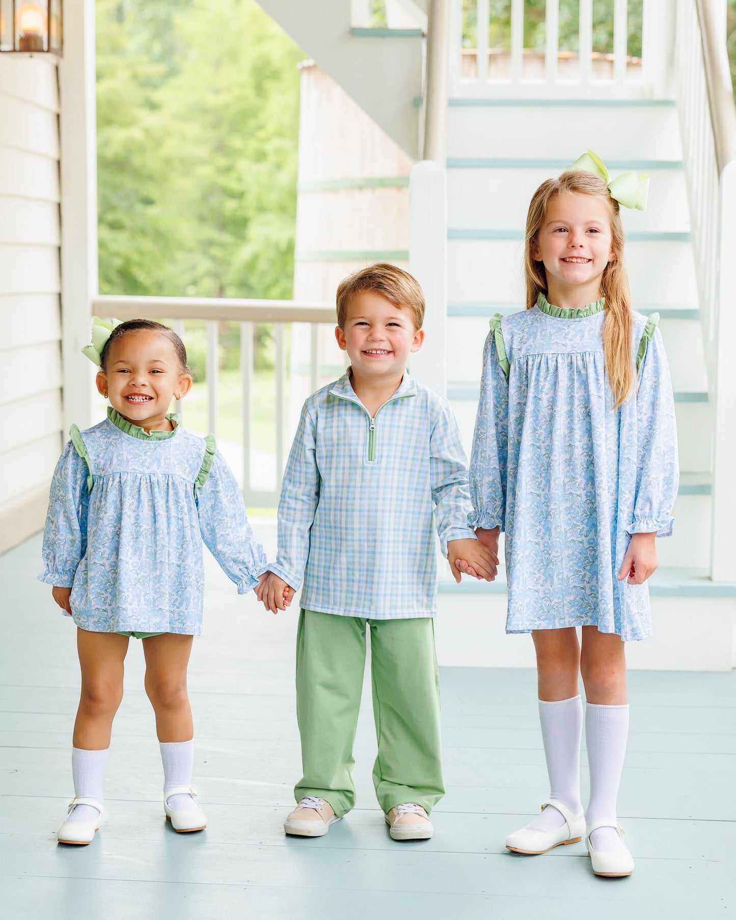 Basin Floral Hallie Diaper Set – JH Embroidery